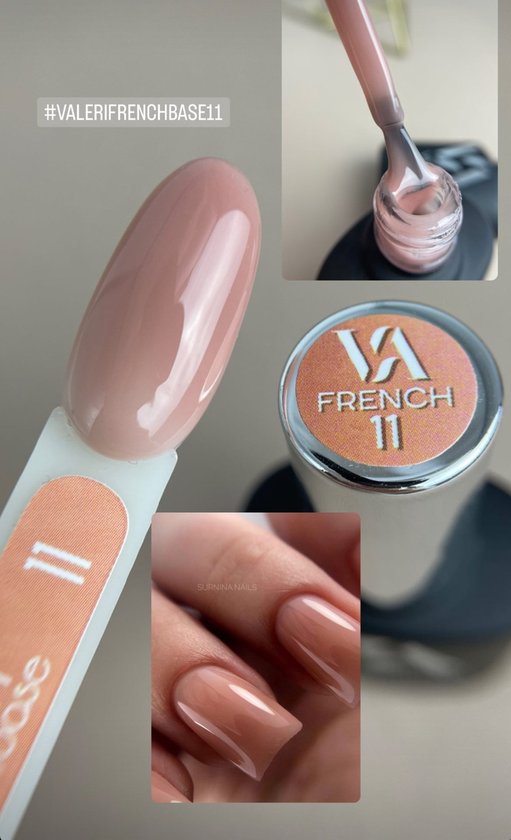 Valeri - BIAB - French Base - #11 - Nude - Donker Beige - 12 ml | bol.com