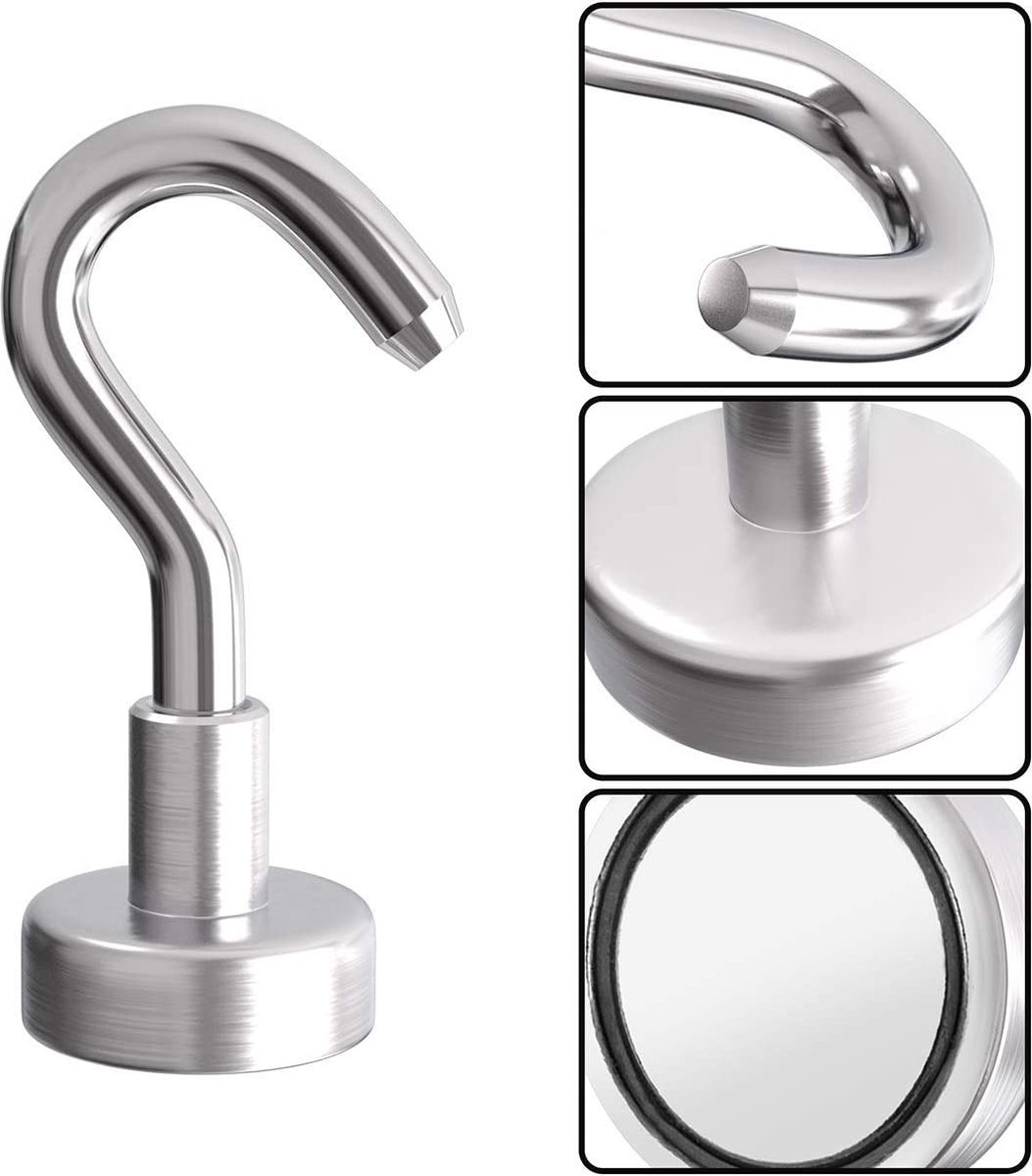 Crochets magnétiques, Wukong 10 lb Heavy Duty Neodymium Hanging Mighty ...