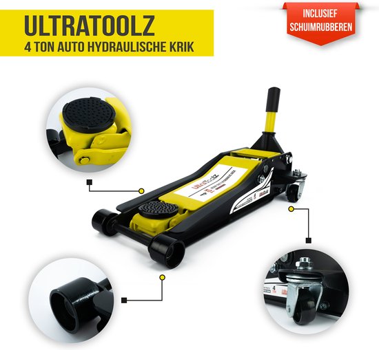 Ultratoolz Krik - Hydraulische Krik 360 graden draaicirkel - Autokrik 4 ...