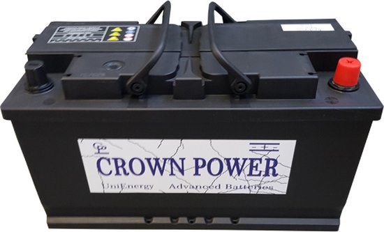 Crown Agm 100ah accu | bol
