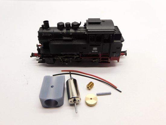 micromotor TRC003C motor ombouwset voor Roco BR 80 Motor Roco 85129 ...