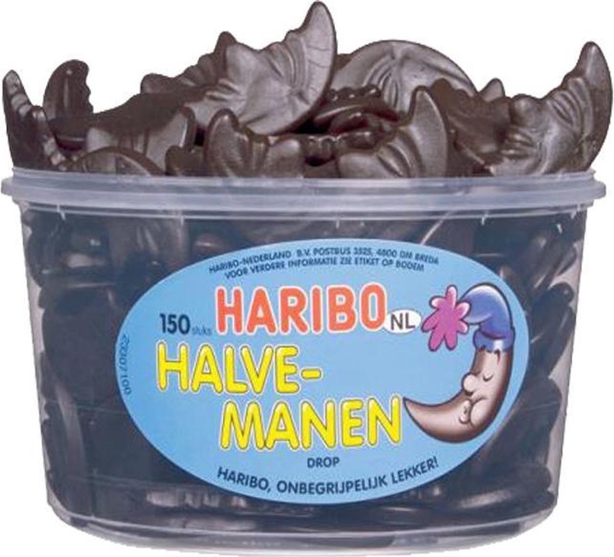 Haribo drop halve manen | bol