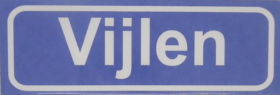 Koelkast magneet plaatsnaambord Vijlen. | bol