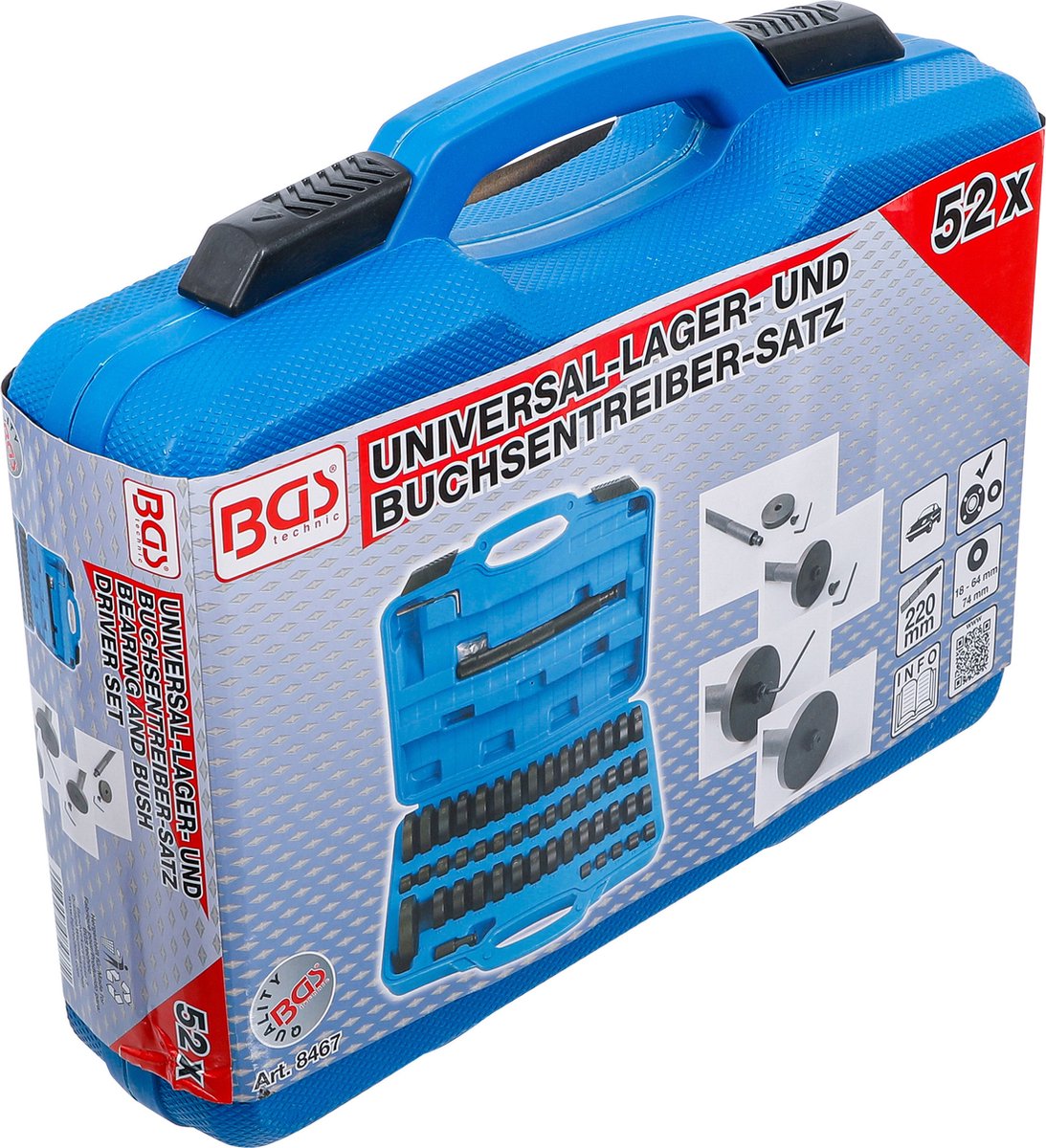 BGS Universele lager- en bustrekker-set 52 delig | bol.com