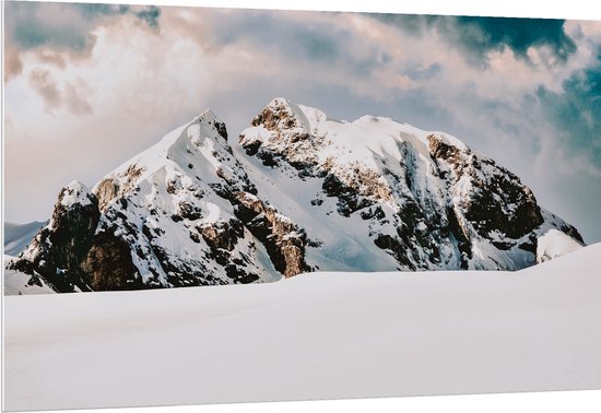 WallClassics - PVC Schuimplaat - Grote Sneeuwberg - 150x100 cm Foto op ...