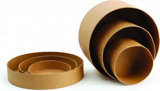 Kartonnen ronde dozen (3 st) | bol