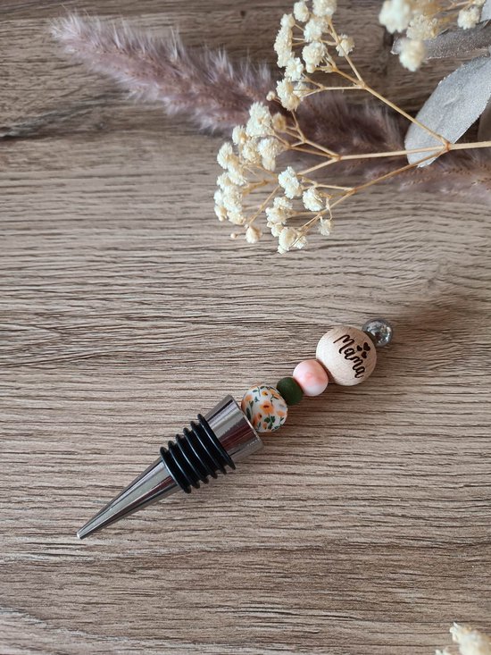 Wijnstopper voor Mama - Gepersonaliseerde wijnstopper - Cadeau - RVS ...