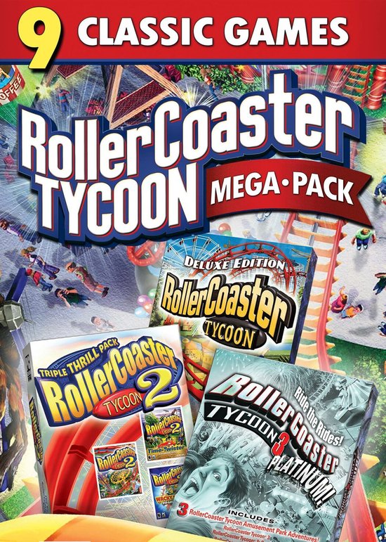 Rollercoaster Tycoon: Mega Pack - PC Game - Code in a Box | Games | bol