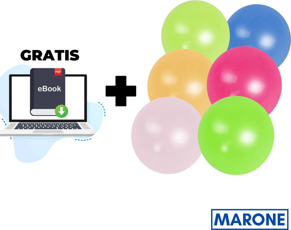 Marone™ Sticky Balls met E-Book | Sticky balls Glow in the Dark ...