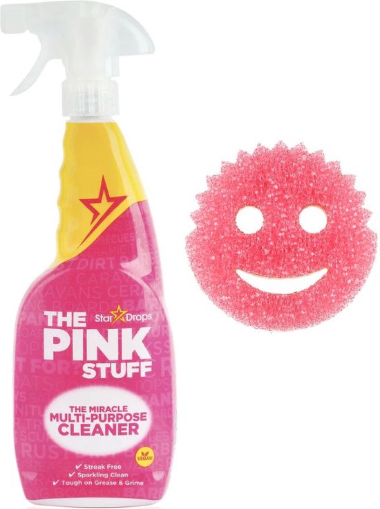 Combinatieset: The Pink Stuff - Multi-Purpose Cleaner Spray + Scrub ...