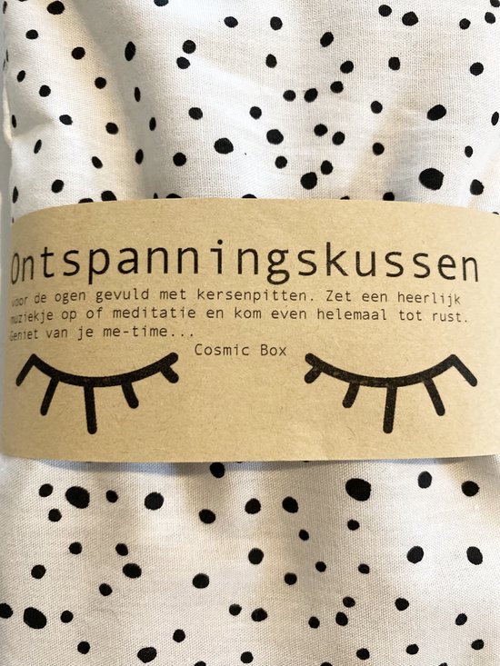 Cosmic Box - kersenpit oogmasker- ontspanningsmasker - warmtekussen | bol