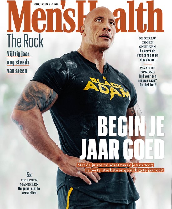 Men's Health editie 1 2023 - tijdschrift - Dwayne Johnson | bol