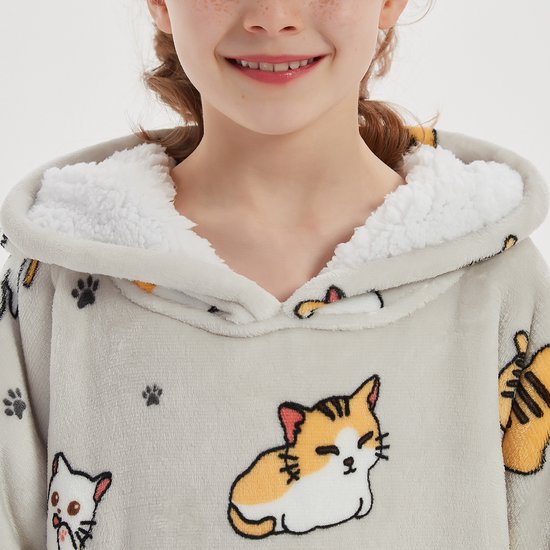 Deekie Oodie Hoodie Deken - Snuggie Snuggle Cuddle Hoodie - Tv Fleece ...