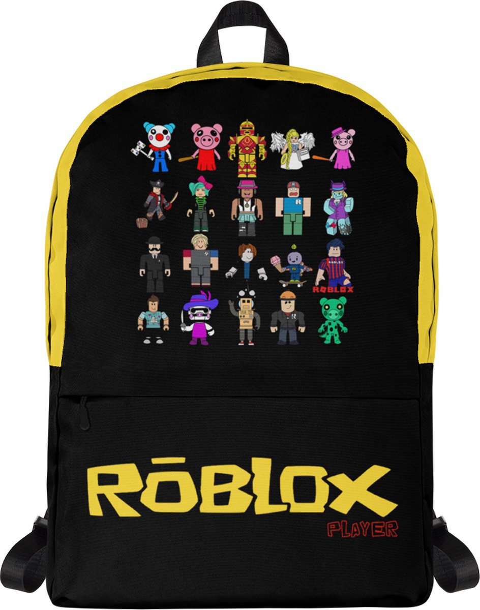 Rugzak Roblox - Rugtas - Waterafstotend - Zwart / Geel - 15 Liter | bol.com
