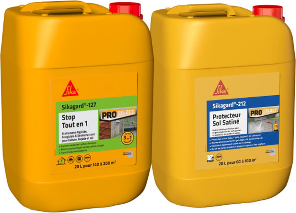 SIKA vloerreinigings- en beschermingspakket - Sikagard-127 Stop 20L ...