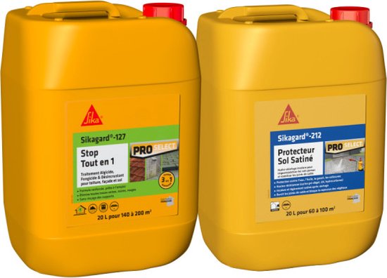 SIKA vloerreinigings- en beschermingspakket - Sikagard-127 Stop 20L ...