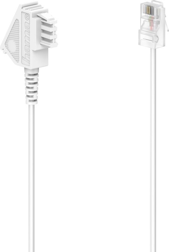 Hama DSL Aansluitkabel [1x Telefoonstekker Duitsland (TAE-F) - 1x RJ45 ...