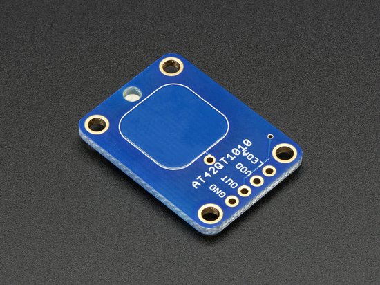 Standalone Momentary Capacitive Touch Sensor Breakout - AT42QT1010 ...