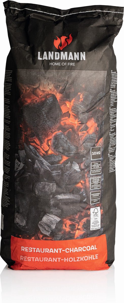Landmann BBQ Premium restaurant Houtskool 10 KG Wattle acacia | bol.com