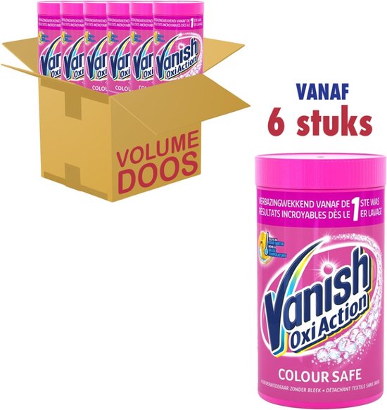 Vanish Oxi Action Colour Safe Poeder (6 x 600gr) | bol