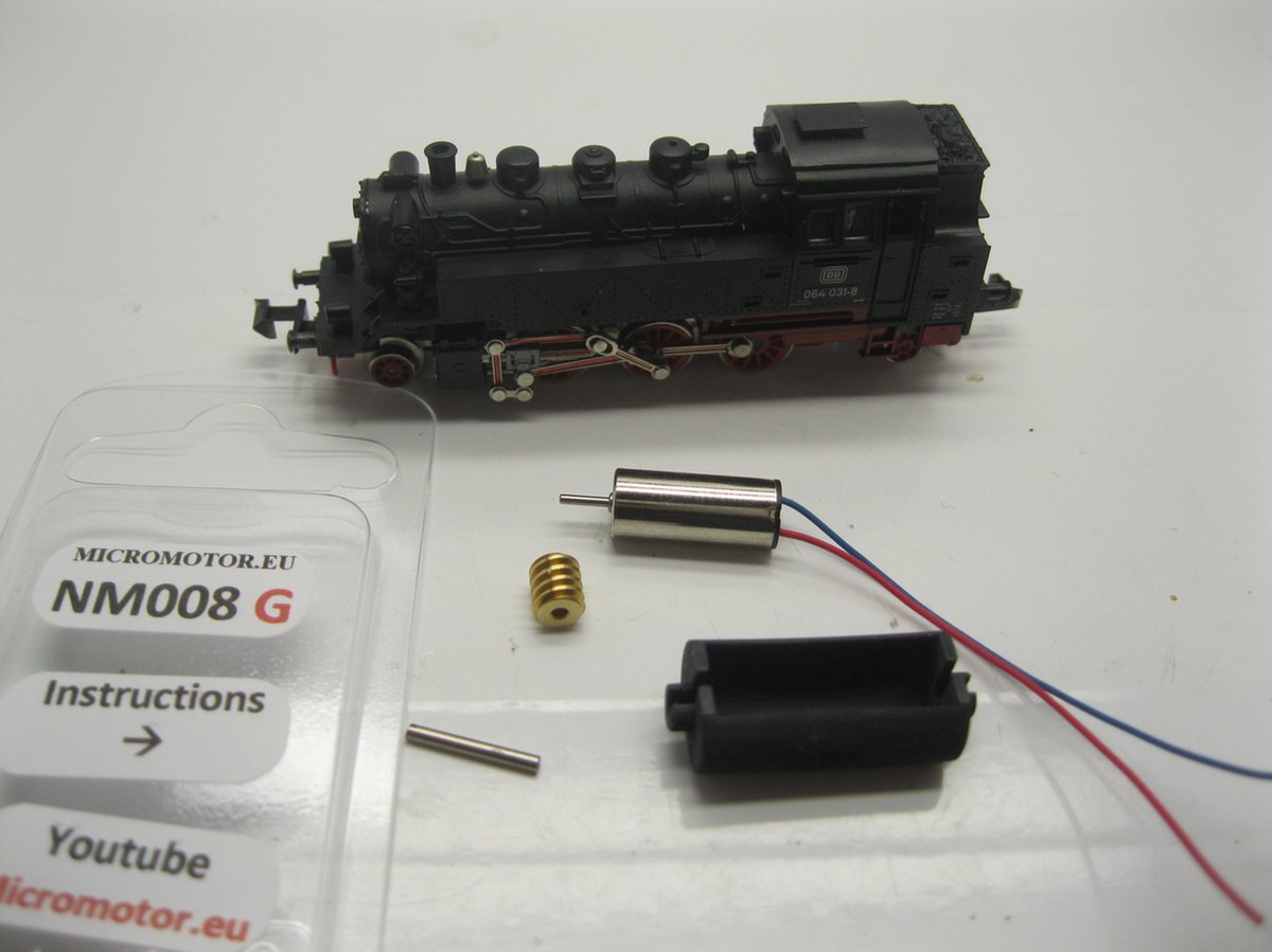 micromotor NM008G ombouwkit voor minitrix 2028-2030, 11415, 11440 ...
