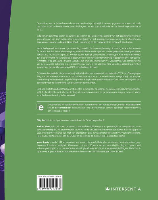 Spoorvervoer (derde editie), Filip Aerts | 9789400013568 | Boeken | bol