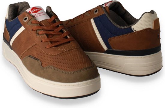 Lee Cooper Heren Sneaker Cognac COGNAC 41 | bol