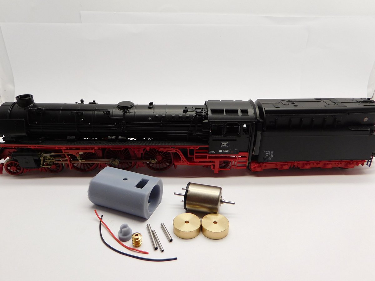 micromotor HR020C motor ombouwset voor Roco BR 01, BR 01.10, BR 011, BR ...