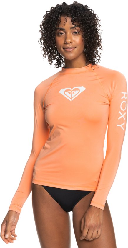 Roxy - UV Rashguard voor dames - Whole Hearted - Lange mouw - UPF50 - Papaya Punch -... | bol