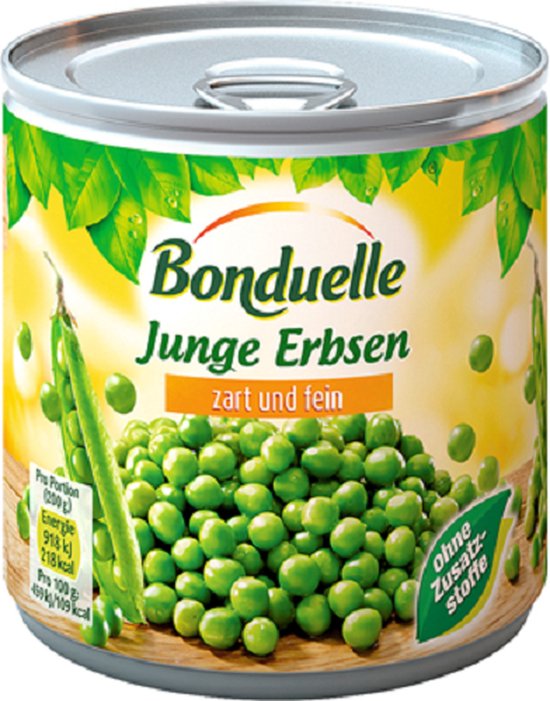 Bonduelle Erwten Zeer Fijn - 12 x 425 ml doos | bol