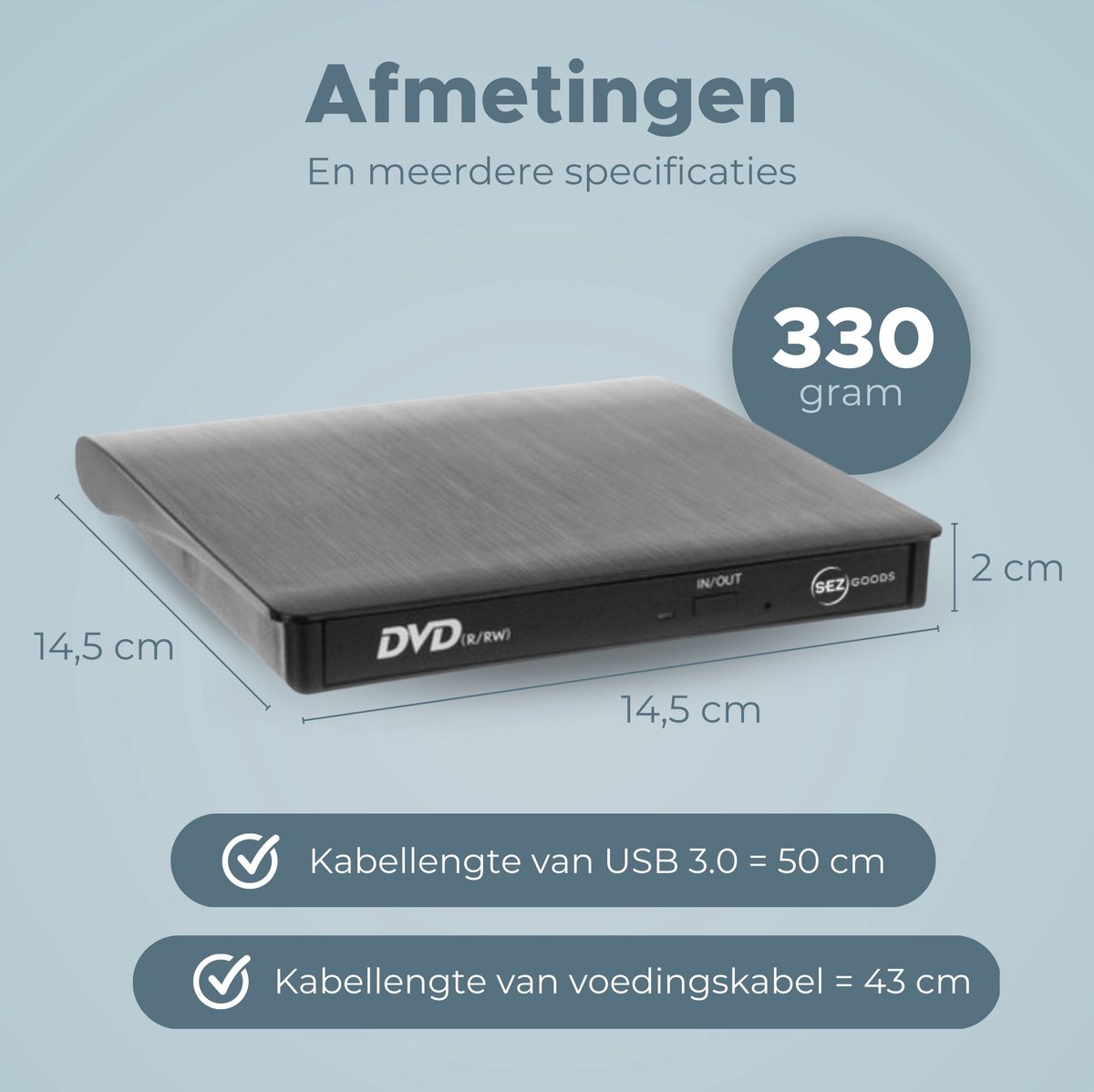 Draagbare CD Speler - Universele CD Speler Voor Laptop - CD Speler ...