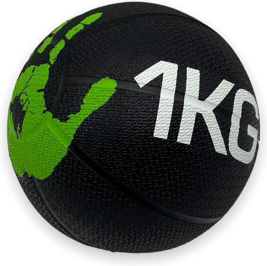 medicijnbal 1 kg - fitnes bal -medicineball - 1 kg - gewichtsbal | bol.com