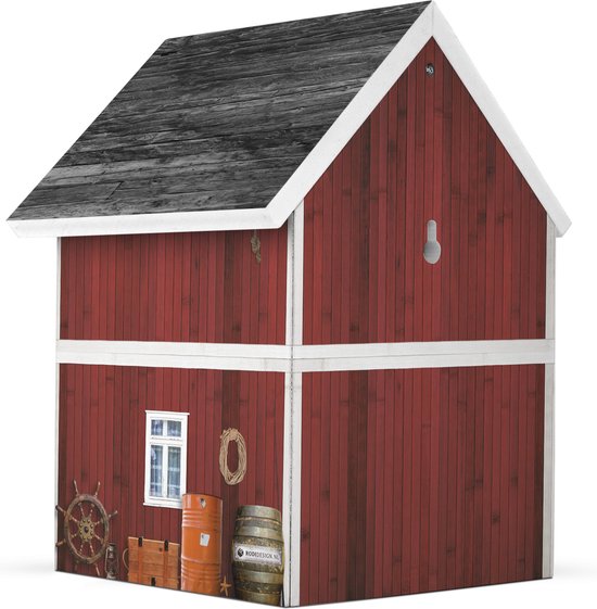 Milieuvriendelijk Vogelhuisje - Boathouse Handgemaakt - L15 x B15 x H20 cm | bol