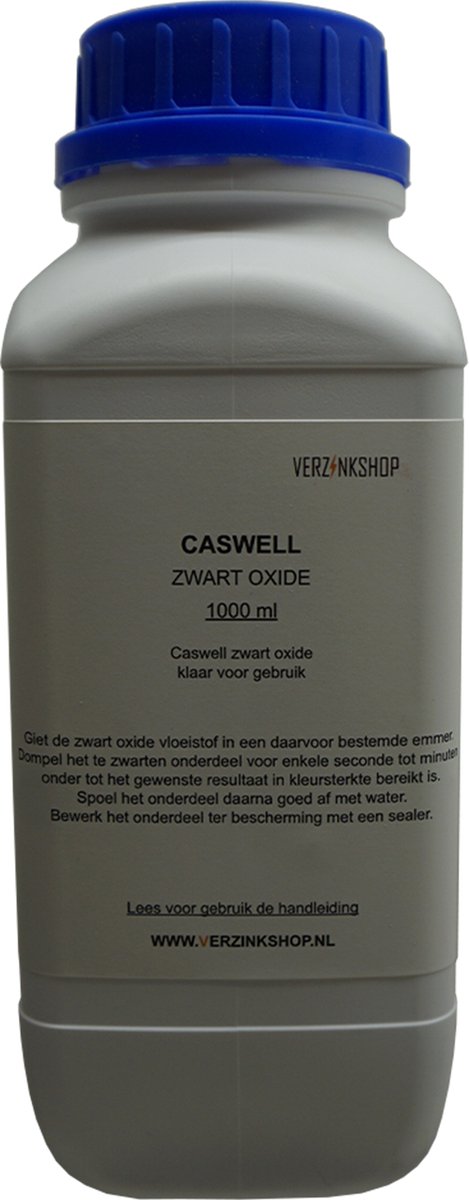 Caswell mega zwart 1000ml - metaal zwarten - Zelf metaal zwart maken ...