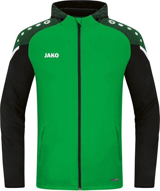 Jako Performance Jas Met Kap Heren - Zachtgroen / Zwart | Maat: XL | bol