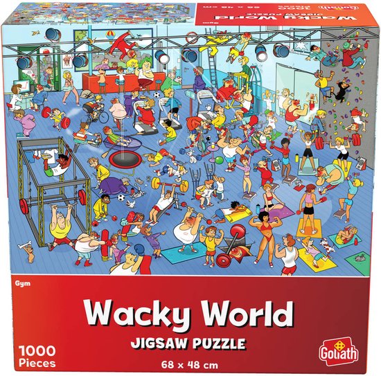 Goliath Wacky World - GYM - Jigsaw puzzle - 1000 stukjes | bol.com