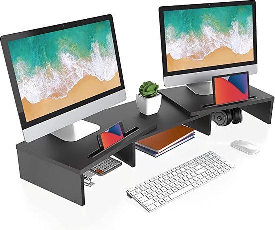 Monitorstandaard - Desk monitor stand - Laptopstandaard | bol