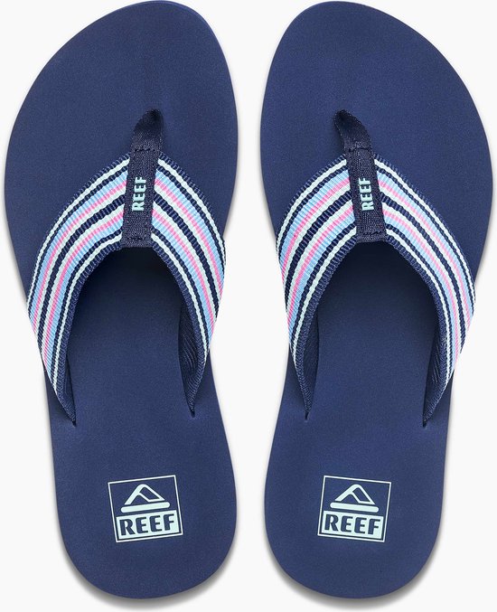 Reef Spring Woven Dames Slippers - Donkerblauw - Maat 36 | bol.com
