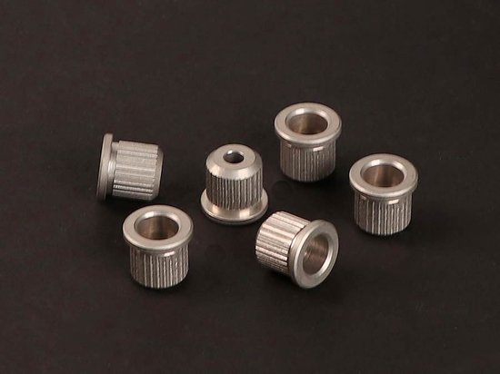 string ferrules, set of 6, aged nickel | bol