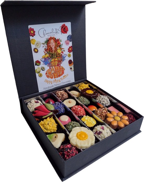 FLOWER POWER-Mix van Pralines & Truffels- MIDDEL(25 stuks) | bol