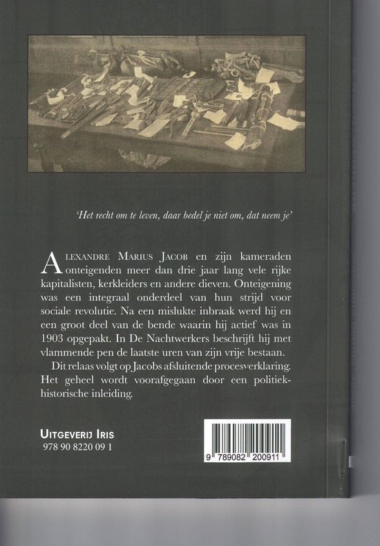 De nachtwerkers, Jacob, Alexandre Marius | 9789082200911 | Boeken | bol