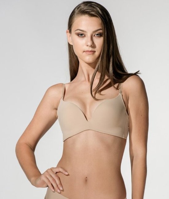 LUNA Miracle One push-up bh zonder beugel beige - B85 | bol.com