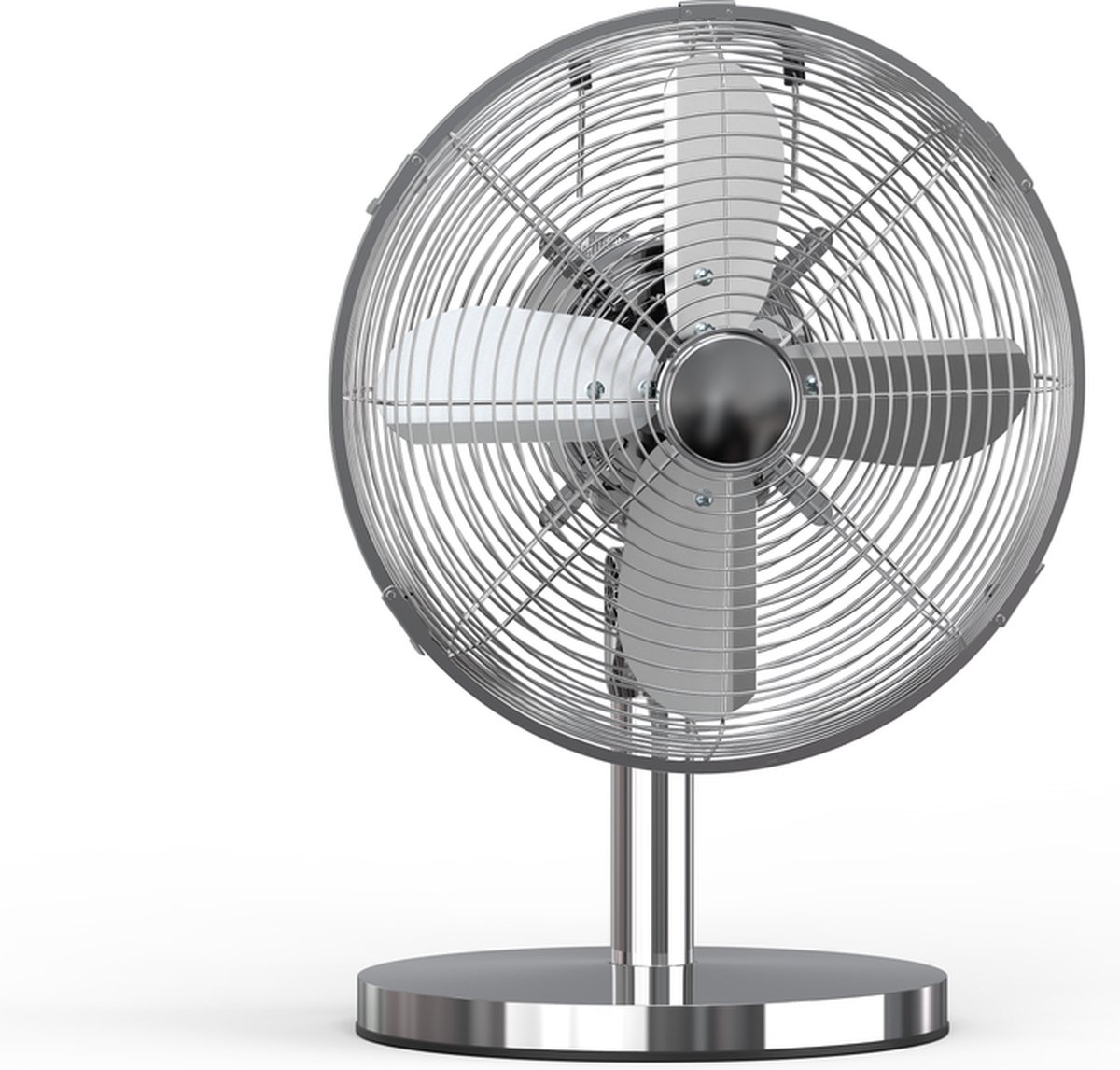 Sencys Tafelventilator Ø30cm New Class II 45W Chroom | bol.com