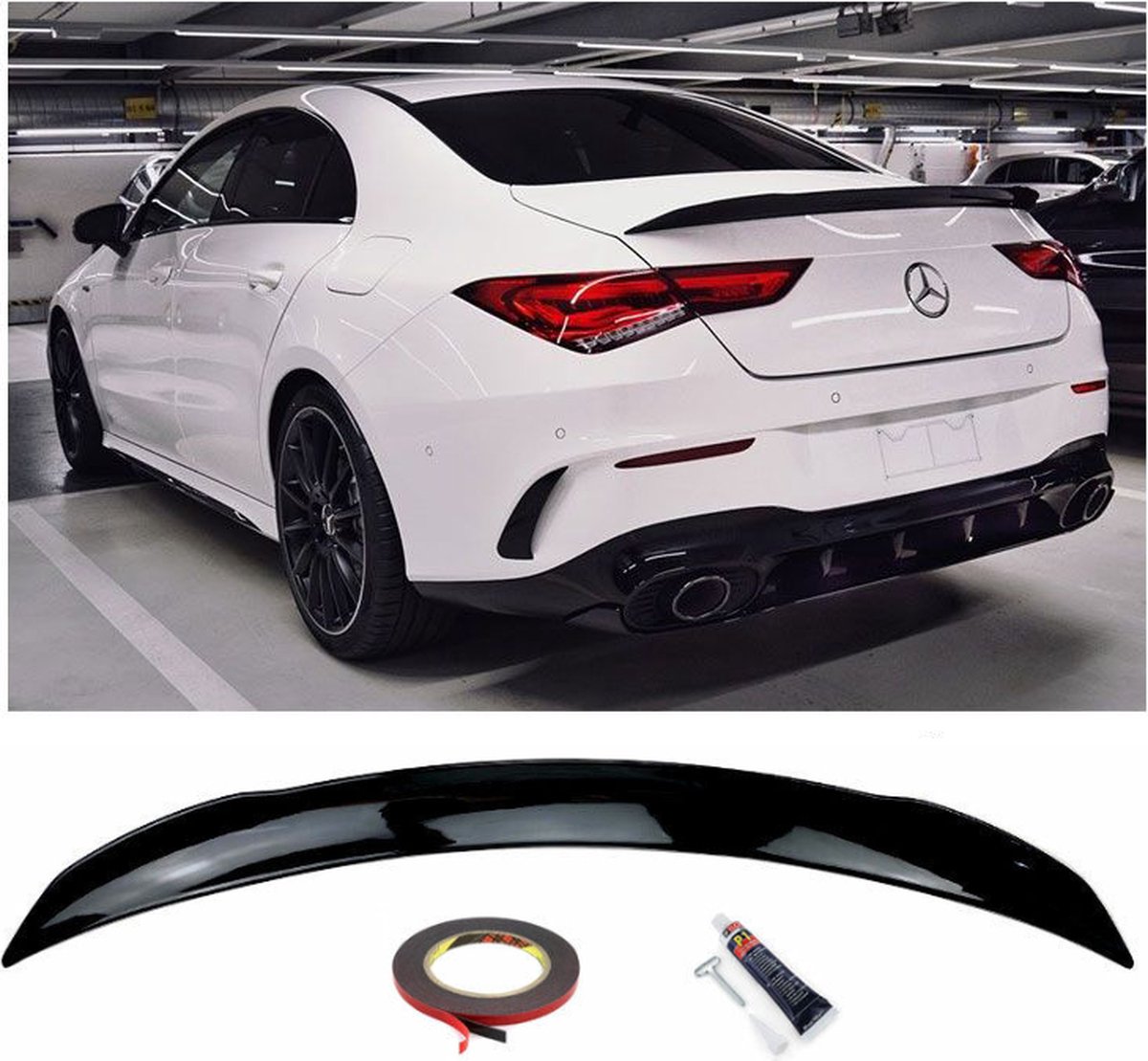 AMG DESIGN SPOILER KOFFERBAKSPOILER GESCHIKT VOOR MERCEDES C118 CLA ...