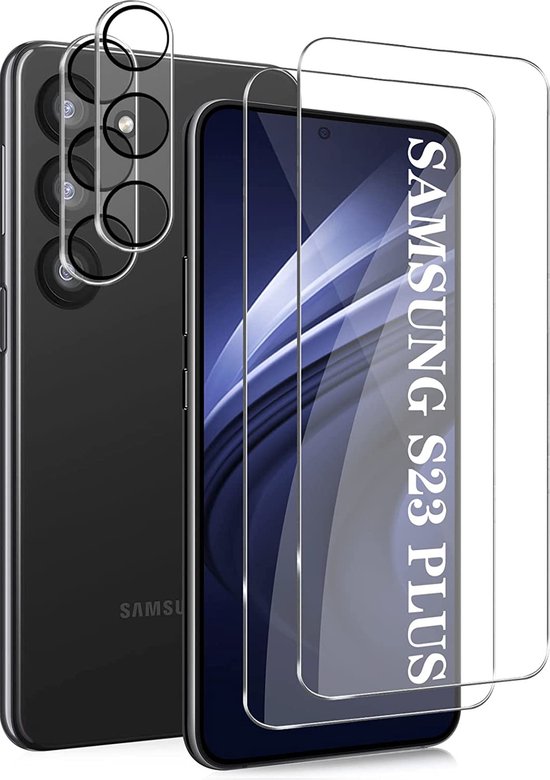 Samsung Galaxy S23 Plus camera lens protector 2 Stuks + Samsung Galaxy ...