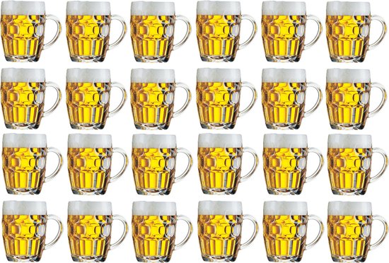 Arcoroc Bock Brit Bierpullen Halve Liter - Set van 24 stuks - Oktoberfest | bol.com