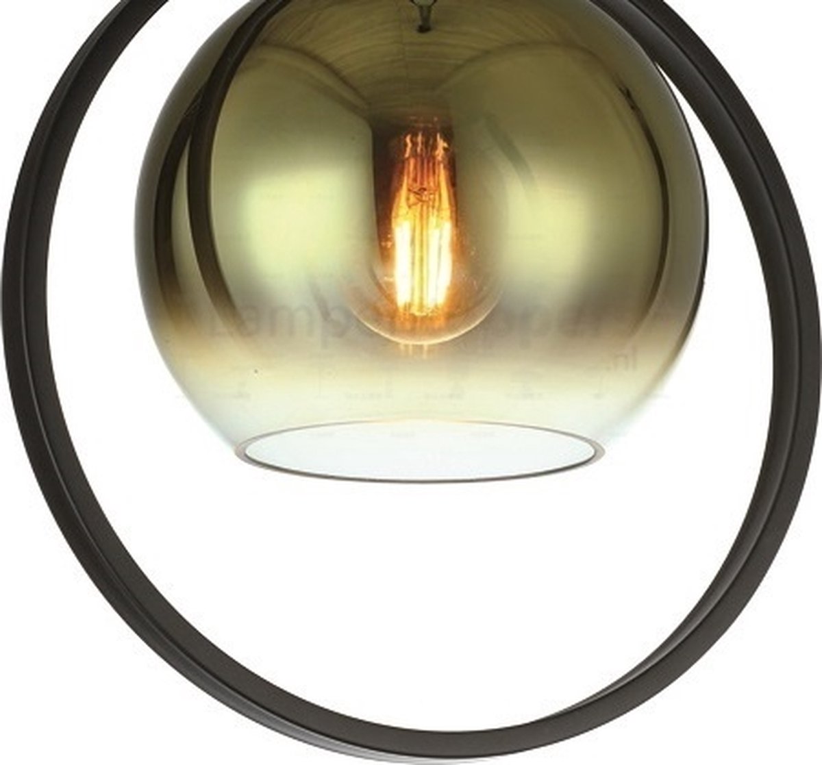 Aureol - Hanglamp - Goud - Zwart - 3 Lichts | bol.com