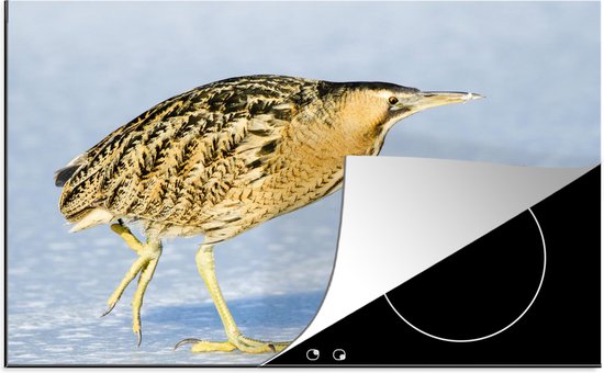 KitchenYeah® Inductie beschermer 80.2x52.2 cm - Een roerdomp loopt over ...