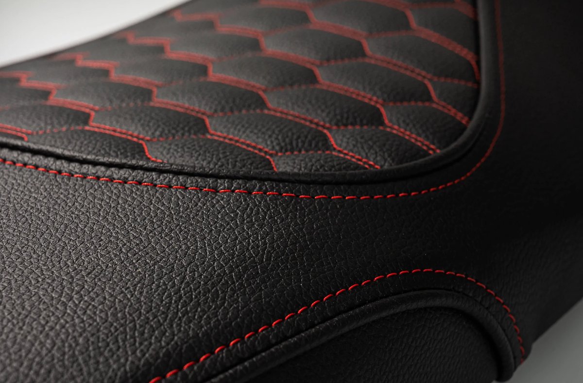 Vespa sprint zadel - scooterzadel - RS Robuust deluxe - Rood - Pro ...