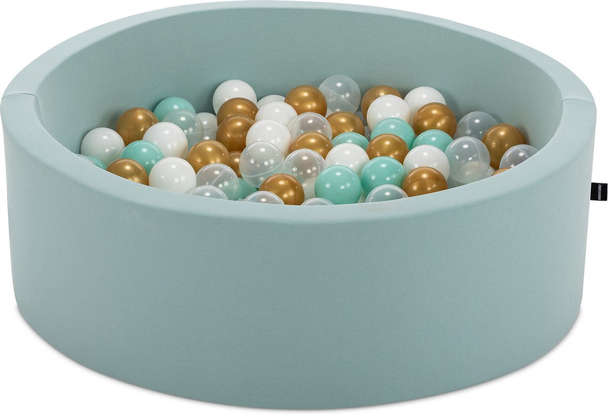 Ballenbak babys - Mint - 200 ballen in de kleuren Wit, Mint ...